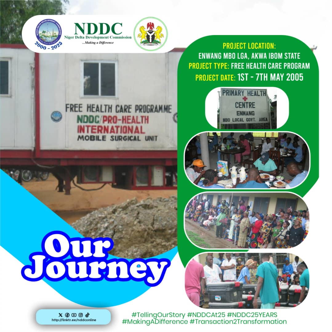 In Our 25-Year Journey, NDDC, Pro-Health International Partnered For ...
