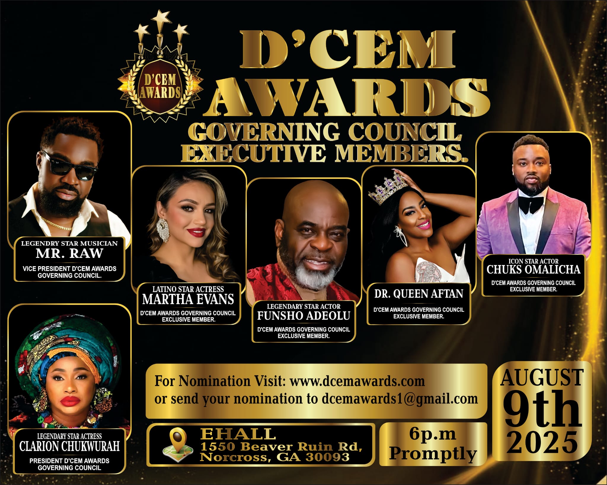 D’CEM Awards Organization Unveils New Governing Council – Newsnowonline