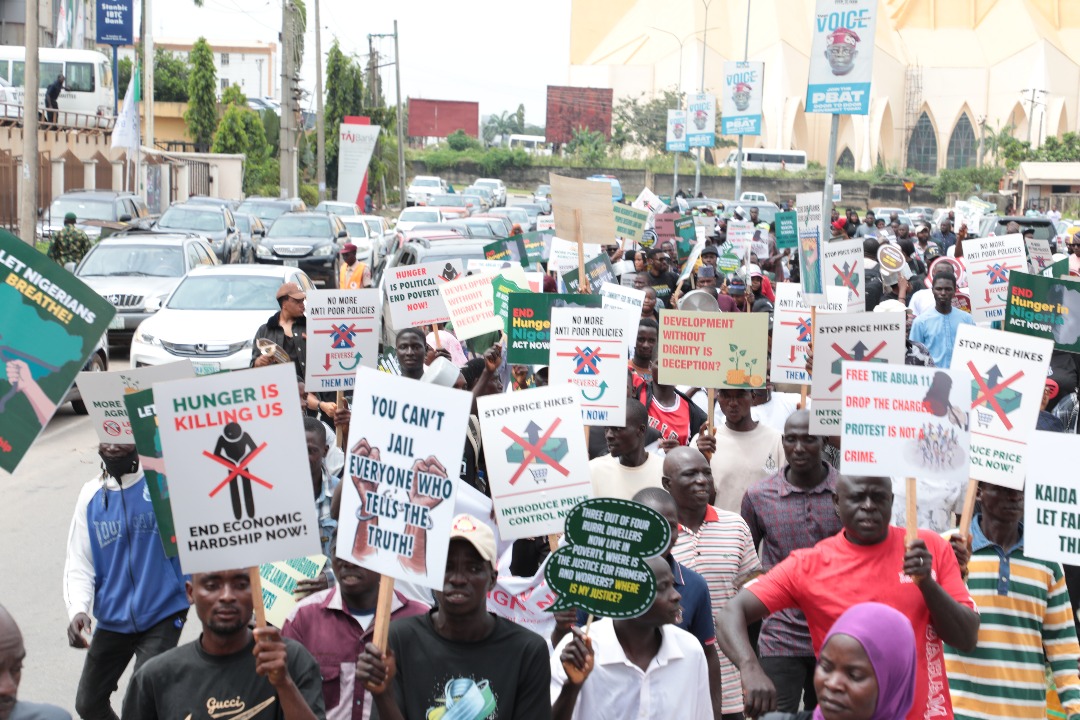 End Poverty Protesters Storm Abuja – Newsnowonline