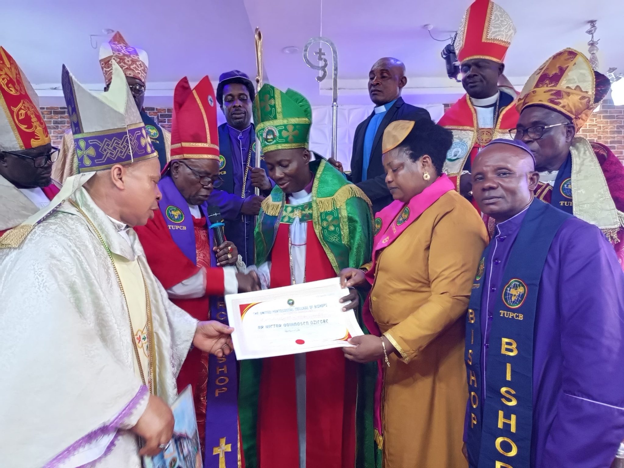 Victor Odianosen Oziegbe Consecrated As Bishop Of Word Of Prayer Bible ...