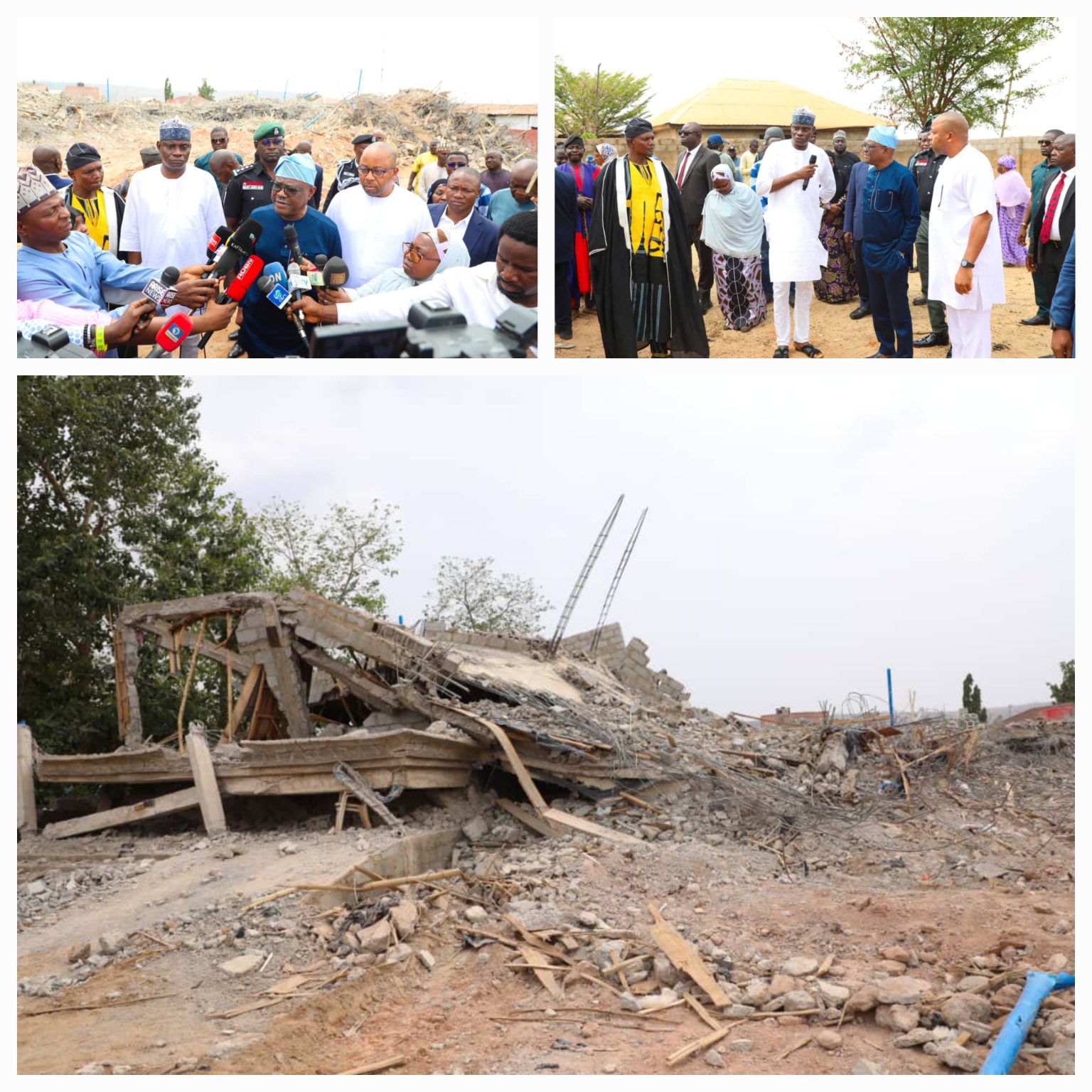 Jikwoyi Building Collapse: Wike Orders Arrest Of Owner, Govt Takeover ...